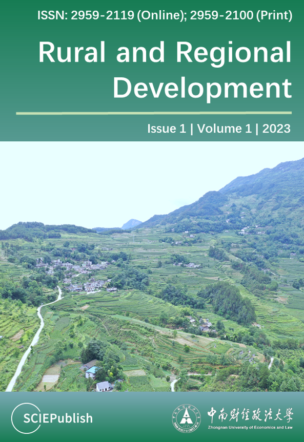 Rural and Regional Development - Volume 1/Issue 1 (September 2023 ...