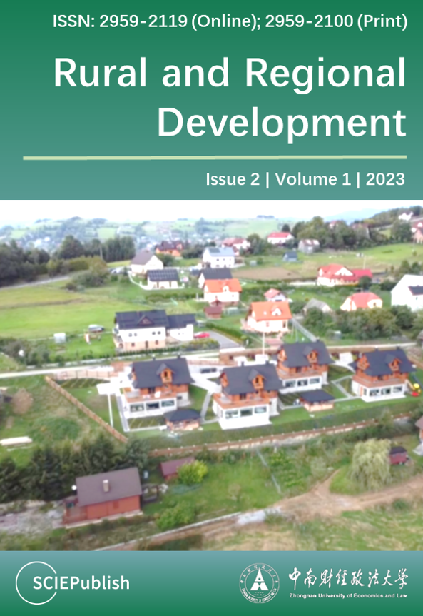 Rural and Regional Development - Volume 1/Issue 2 (December 2023 ...